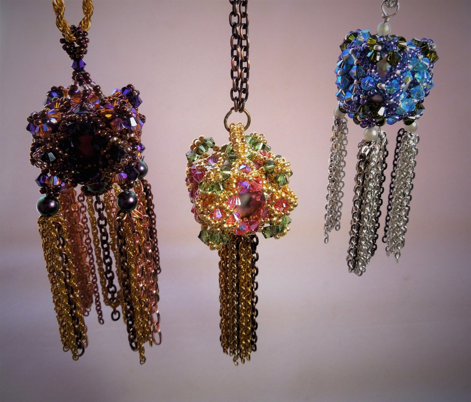 Crystal Fidget Tassel Pendant Kit - Etsy