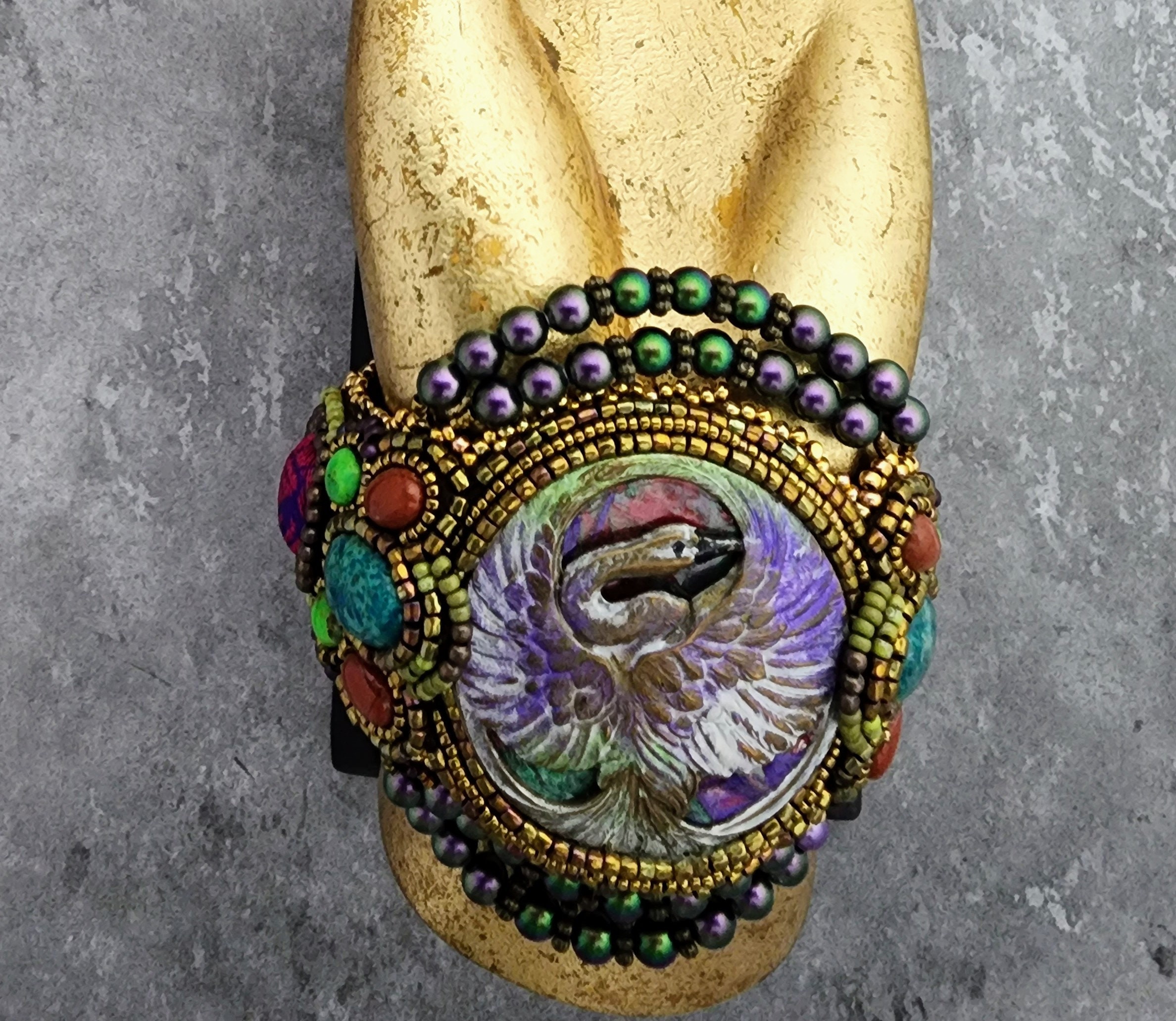 Heidi Kummli the Swan Cuff - Etsy