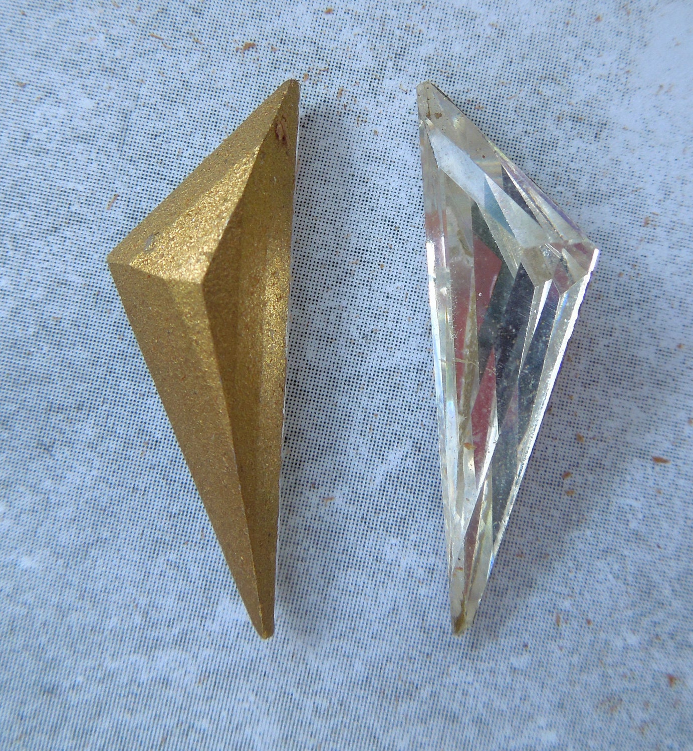 7x21mm Crystal Trapezoid Shaped Rhinestones Made in Checho Slovakia 5 ...