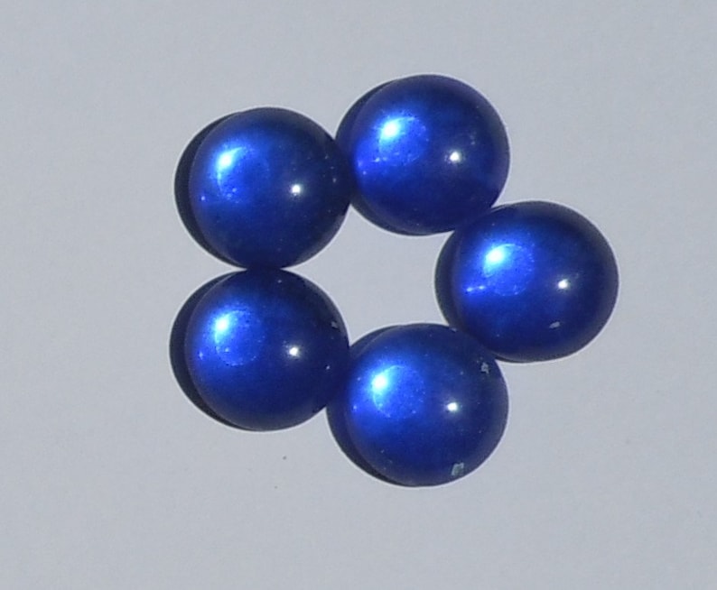 VINTAGE NOS 13mm Round Flat Back Stone - Multiple Colors - Etsy