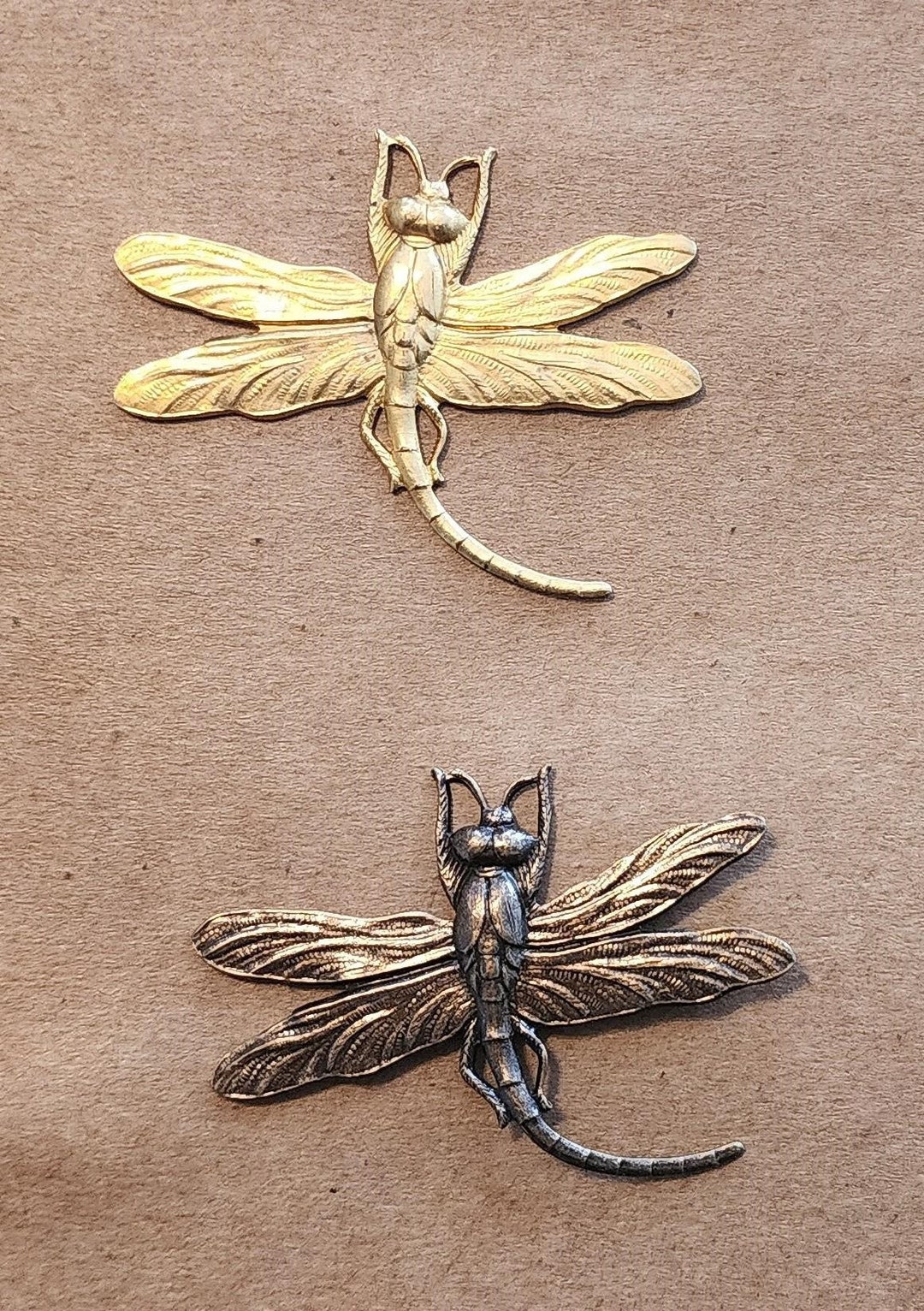 Vintage French Art Nouveau Dragonfly Stamping - Etsy