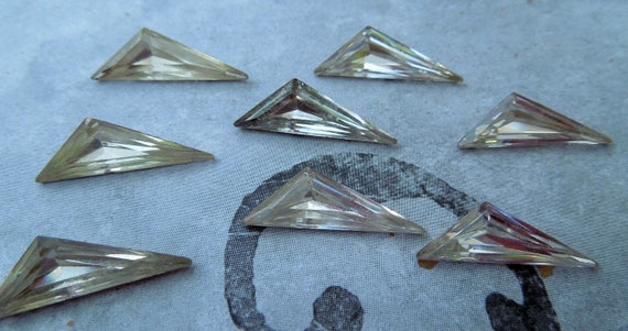 7x21mm Crystal Trapezoid Shaped Rhinestones Made in Checho - Etsy