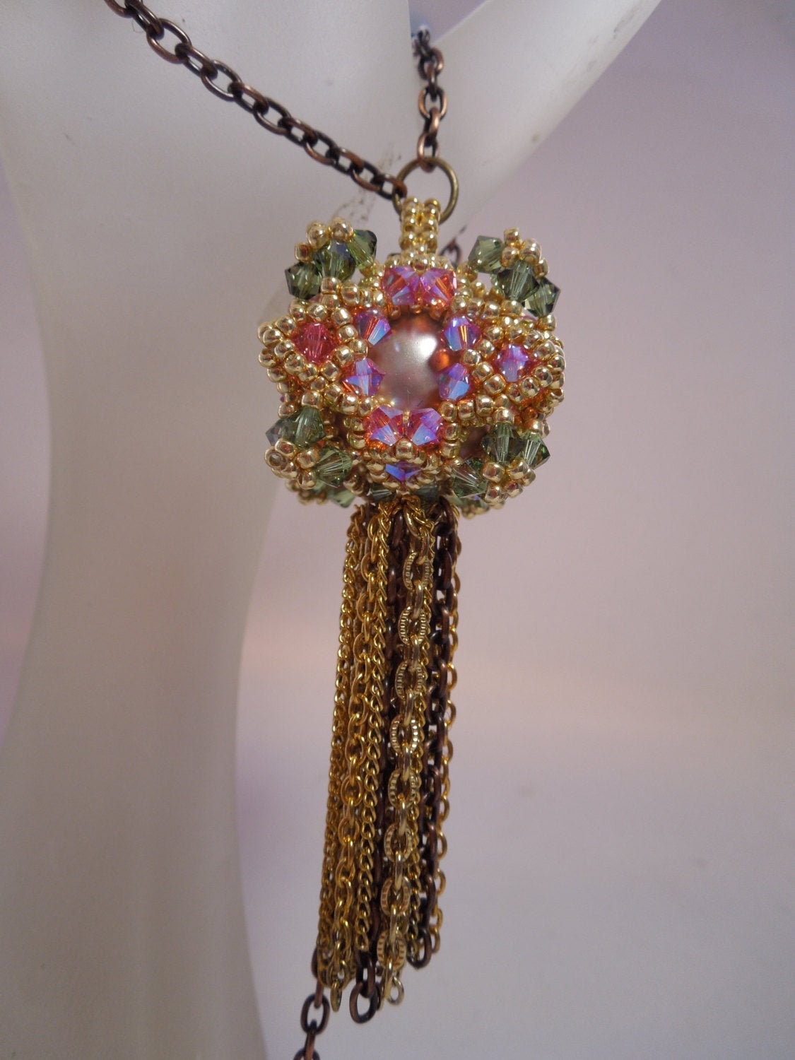 Crystal Fidget Tassel Pendant Kit - Etsy