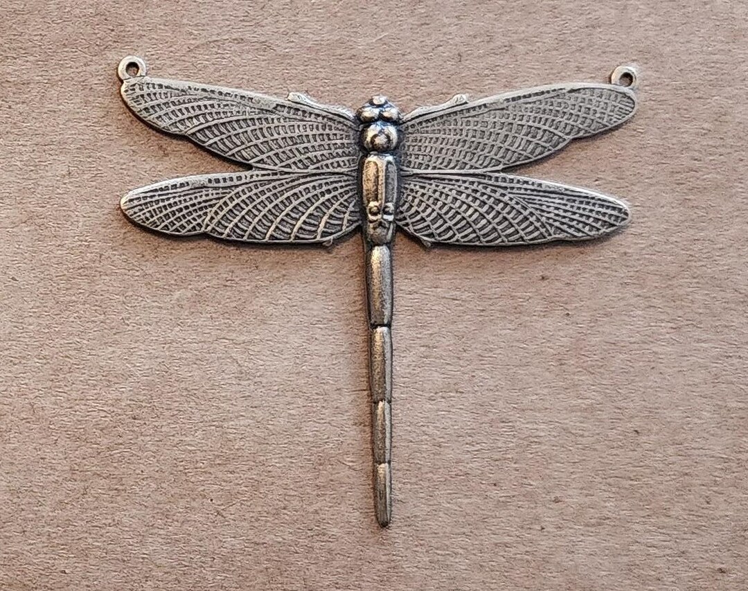 Vintage French Art Deco Dragonfly Stamping - Etsy
