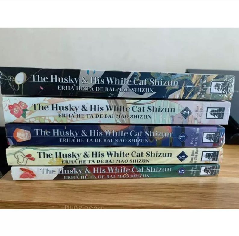 The Husky & His White Cat Shizun Volume 1-6 Light Novel English Version ...