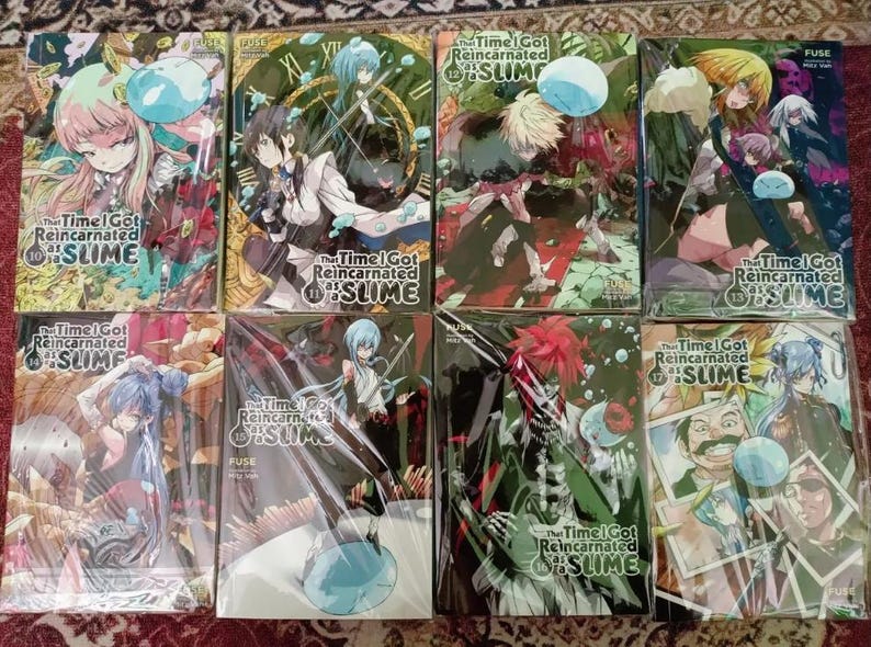 That Time I Got Reincarnated as a Slime (light Novel) Vol 1-18 English ...