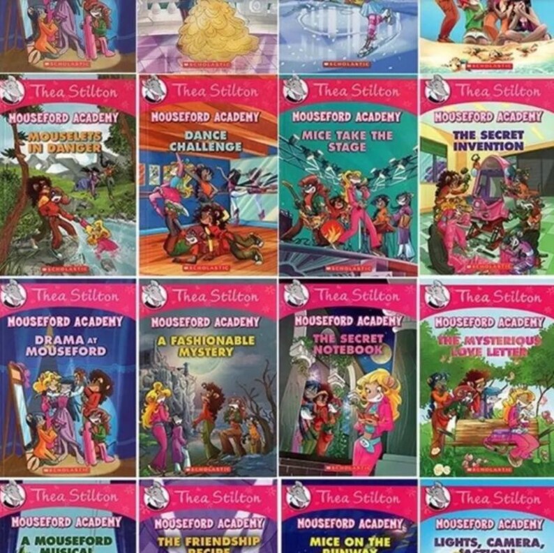 Thea Stilton Mouseford Academy 16 Books Complete Set English Version ...