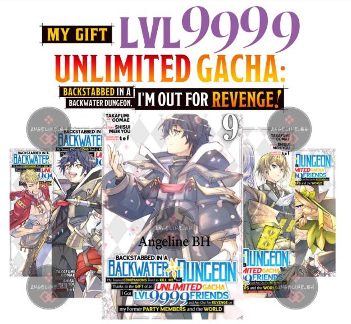 My Gift LVL 9999 Unlimited Gacha Manga Vol 1-9 English Full Set Fast ...