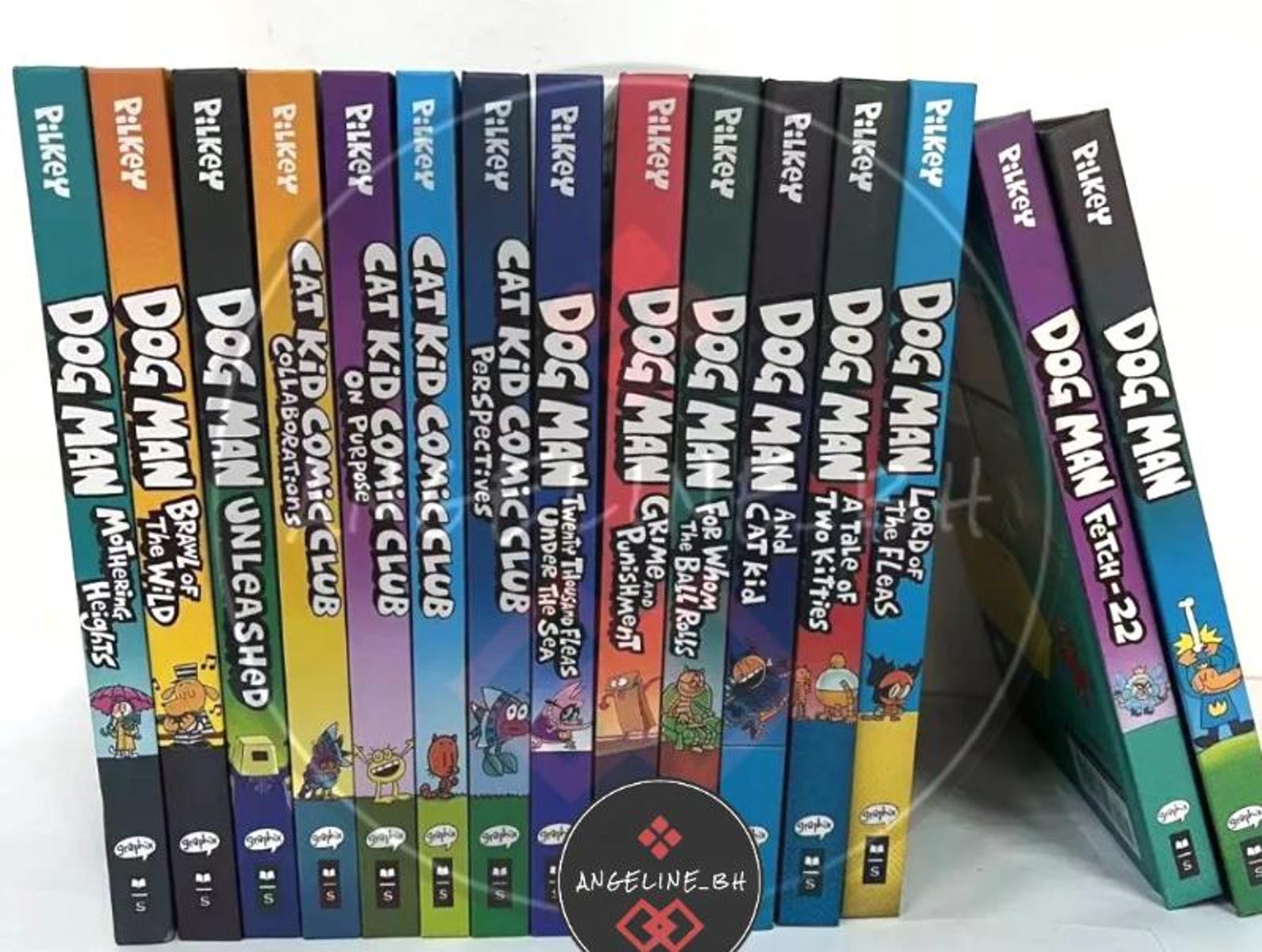 Dog Man Series 1-18 Books Set Dogman Children's Collection by Dav ...