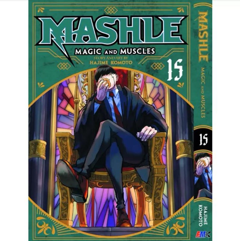 Manga Mashle Magic and Muscles English Comic Books Volume 1-17 Full Set ...
