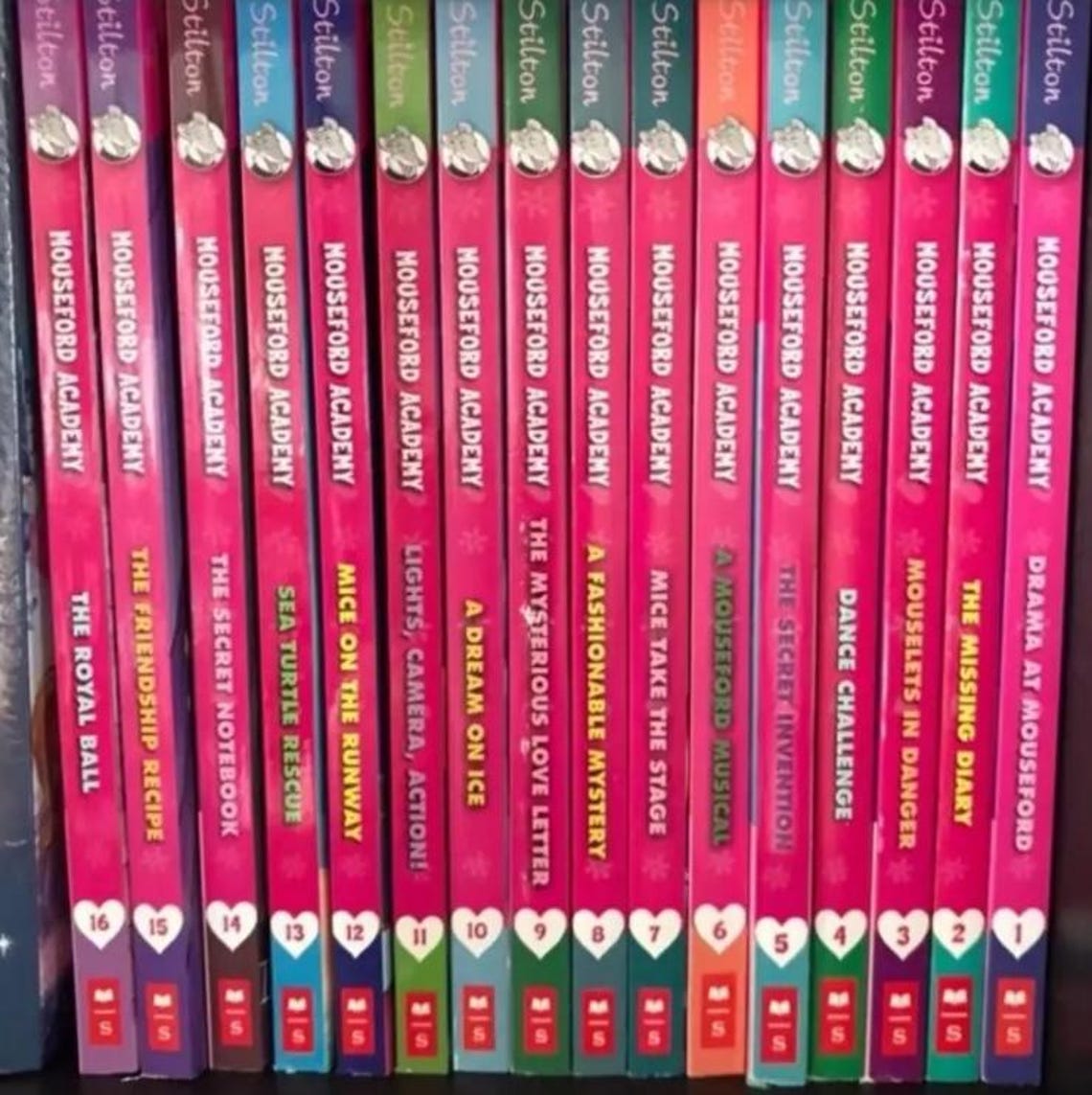 Thea Stilton Mouseford Academy 16 Books Complete Set English Version ...