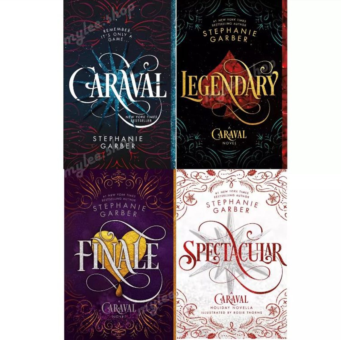 A Caraval Novel English Book Series 1-4 by Stephanie Garber Full Set ...
