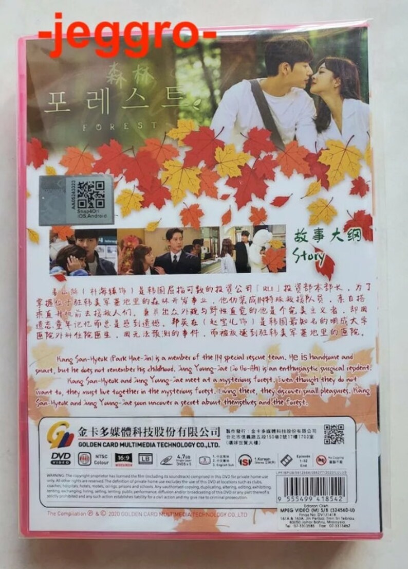 Korean Drama DVD Forest 2020 KBS2 English Subtitle All Region FREE SHIPPING Park Hae-jin - Etsy