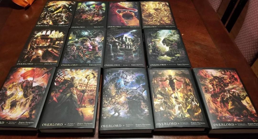 OVERLORDED (light Novel) Volume 1-16 English Version by Kugane Maruyama ...
