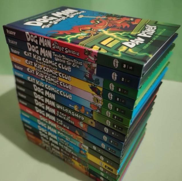 Dog Man Series 1-18 Books Set Dogman Children's Collection by Dav ...