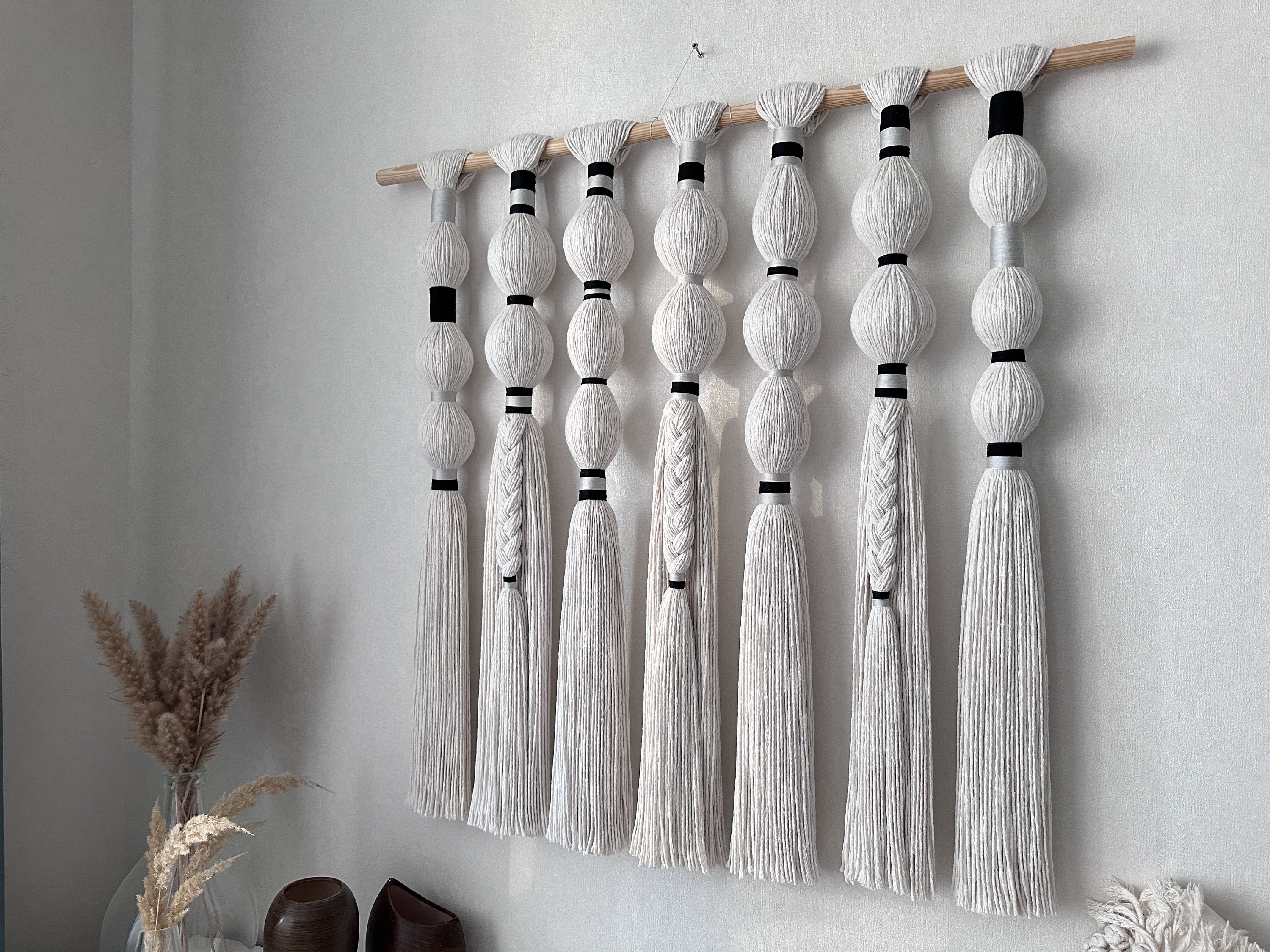 Boho Woven Wall Hanging Large Wall Weaving Tapestry, Mexican Wall ...