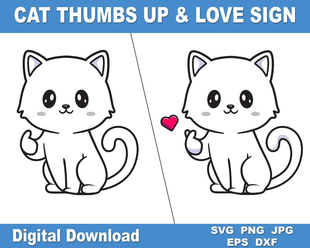 Cute Cat SVG, Playful Kitten, Cat Svg, Cat Clipart, Peeking Face Animal ...