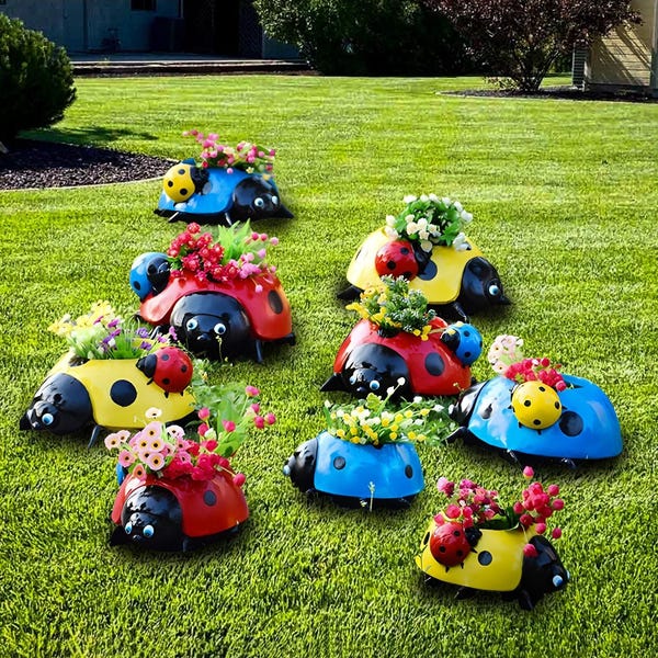Ladybug Planter - Etsy