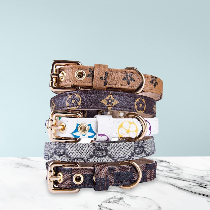 Leather Coach Dog Collar - Etsy