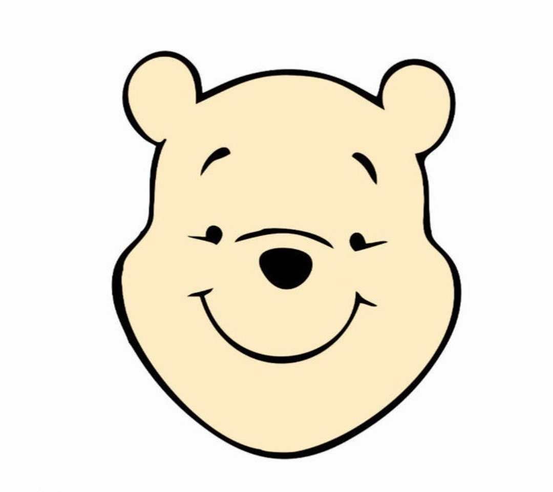 Winnie the Pooh Face Cookie Cutter - Etsy