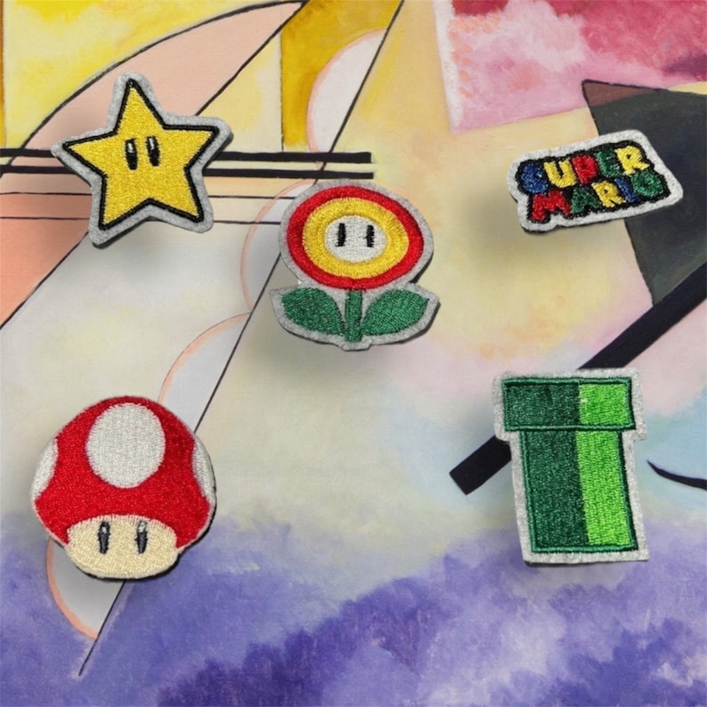 Super Mario Characters Patches 2 - Etsy
