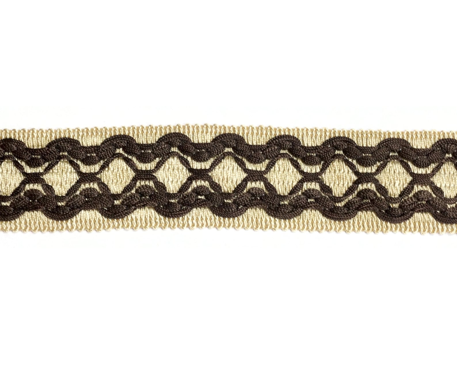 3m Vintage Trim in Dark Brown French Passementerie Braid - Etsy