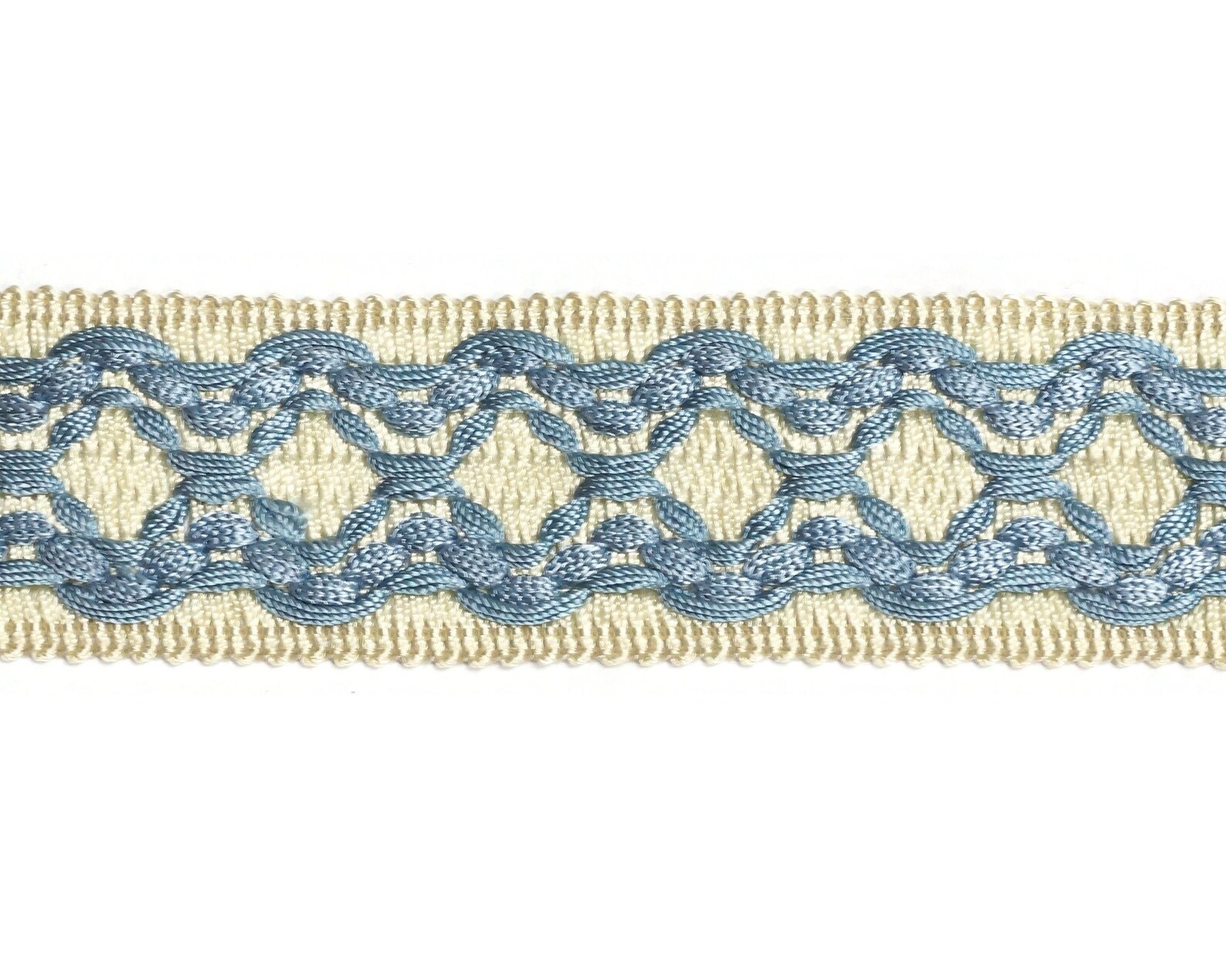 3m Vintage Blue Trim French Passementerie Braid Upholstery - Etsy