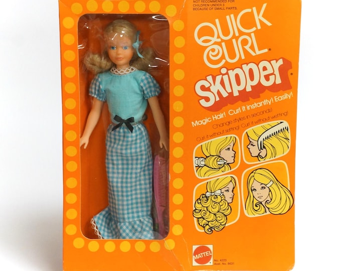 1970 Dramatic New Living Skipper Doll With Original Outfit & Ribbons ...