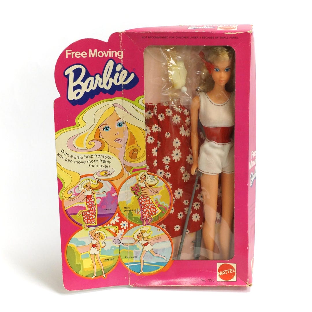 1970s Vintage Boxed Free Moving Barbie - Mattel 7270 Old Toy Store ...