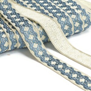 3m Vintage Blue Trim - French Passementerie Braid - Upholstery Trim ...