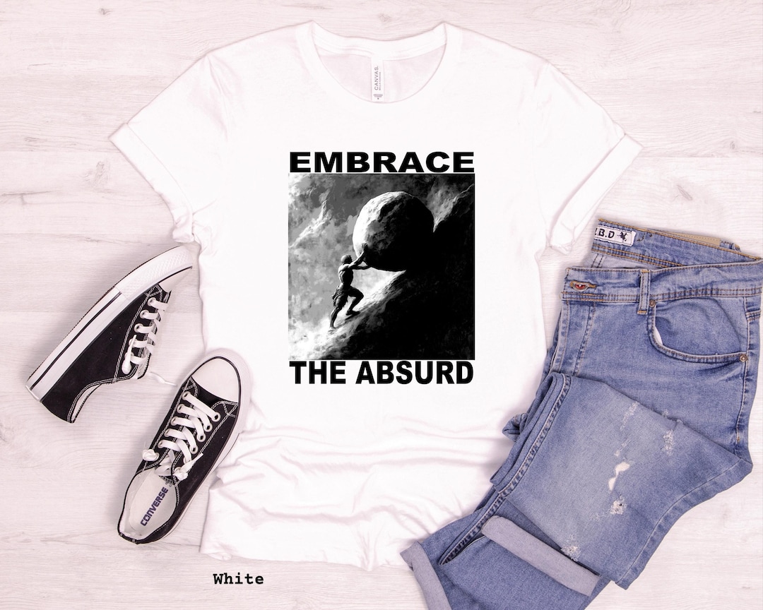 Embrace the Absurd Sisyphus T-shirt | Greek Mythology Art ...
