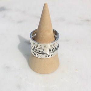 Uncensored Personalized Stacking Rings / Bad Words / Inappropriate ...