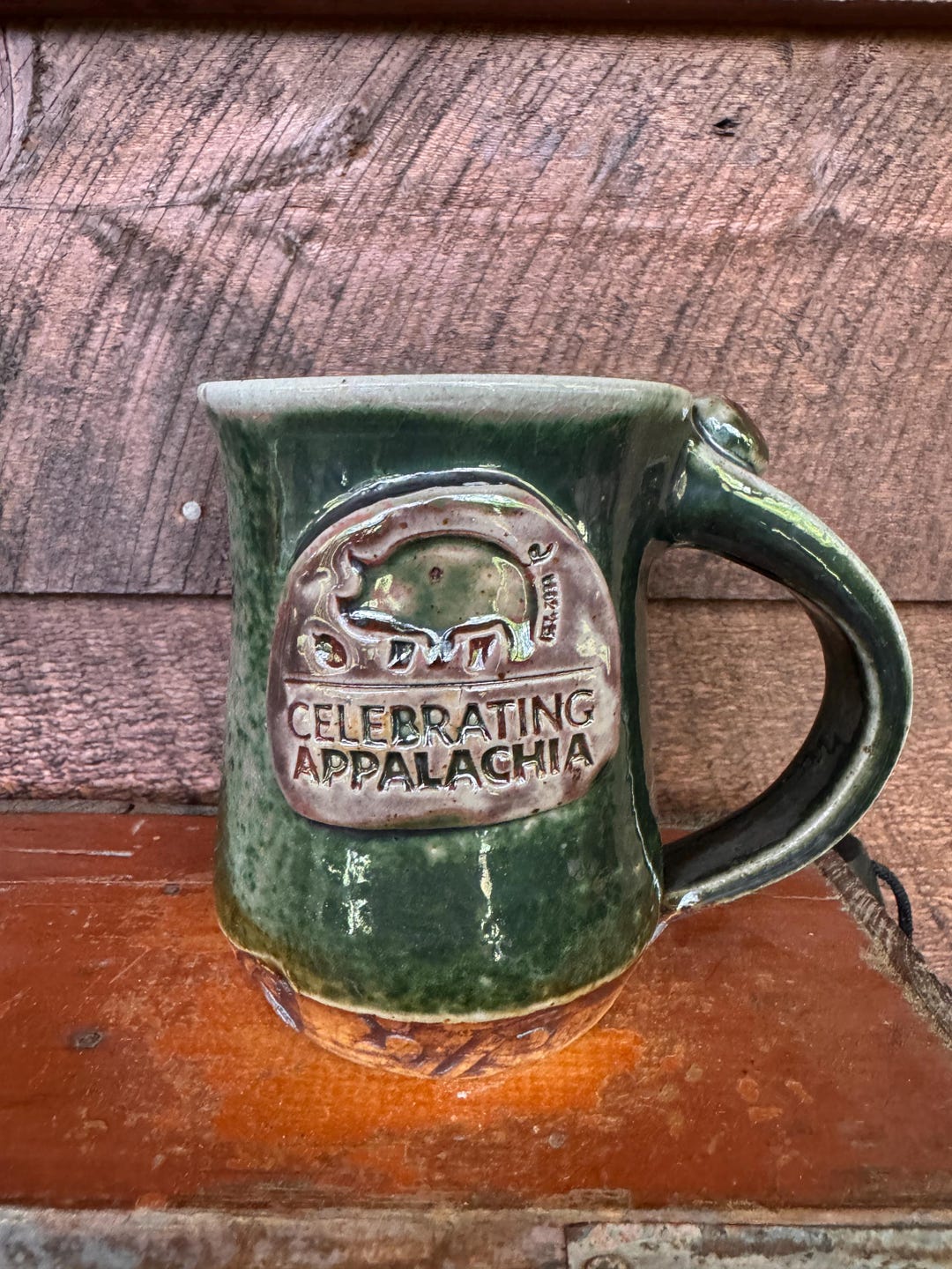 Celebrating Appalachia Mug - Handmade Pottery (21) LEFT HANDED MUG - Etsy