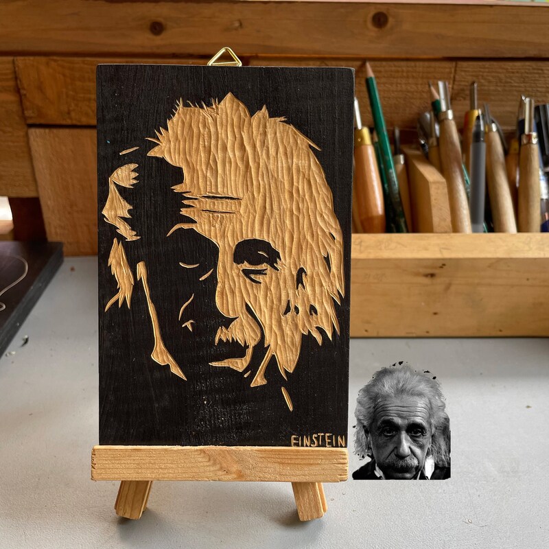 Wood Portrait - Etsy