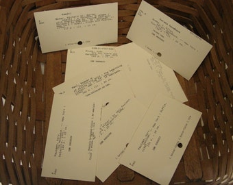 Old Card Catalog | Etsy