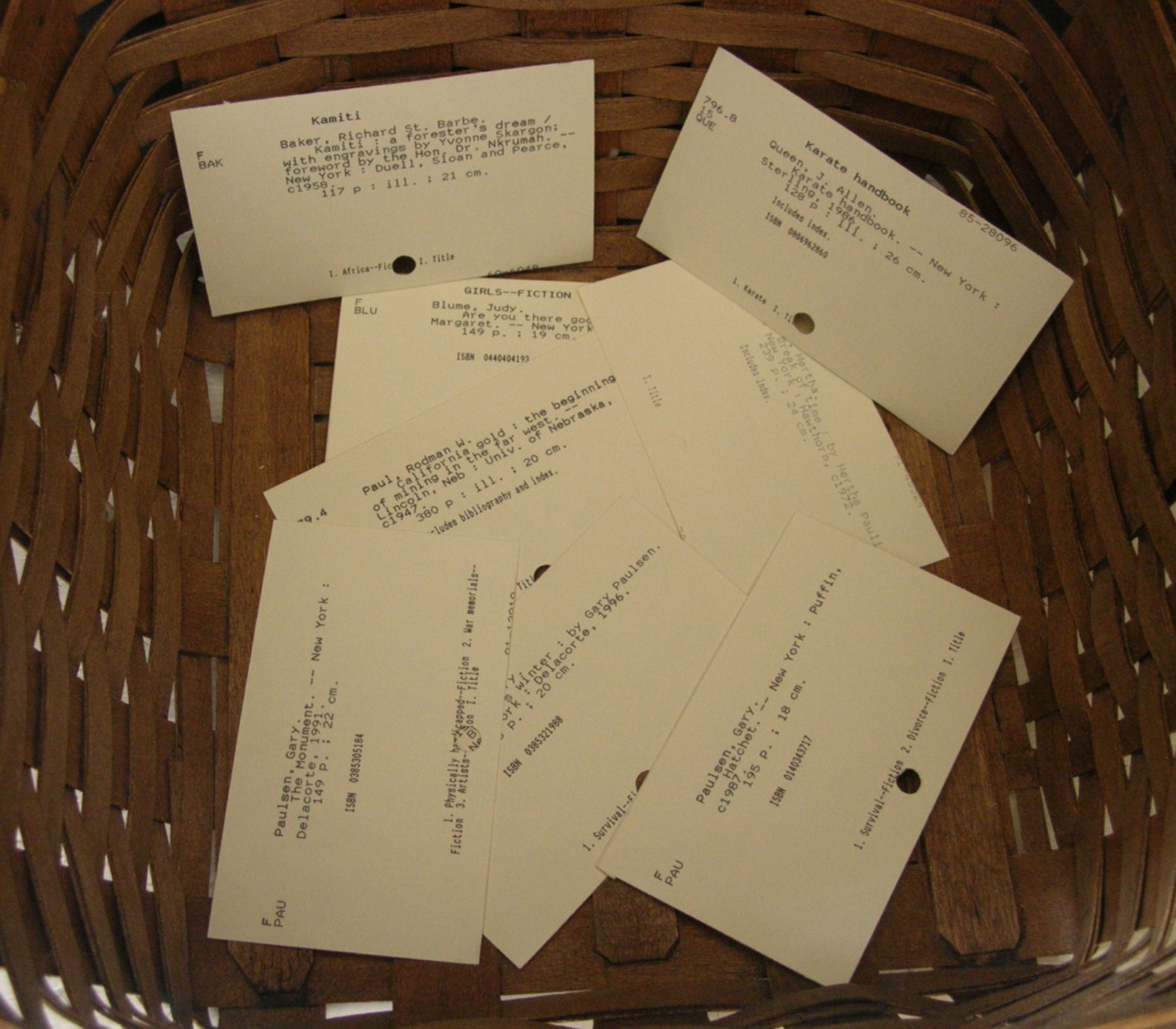 25 Random School Library Card Catalog Cards~some Vintage~some Newer - Etsy