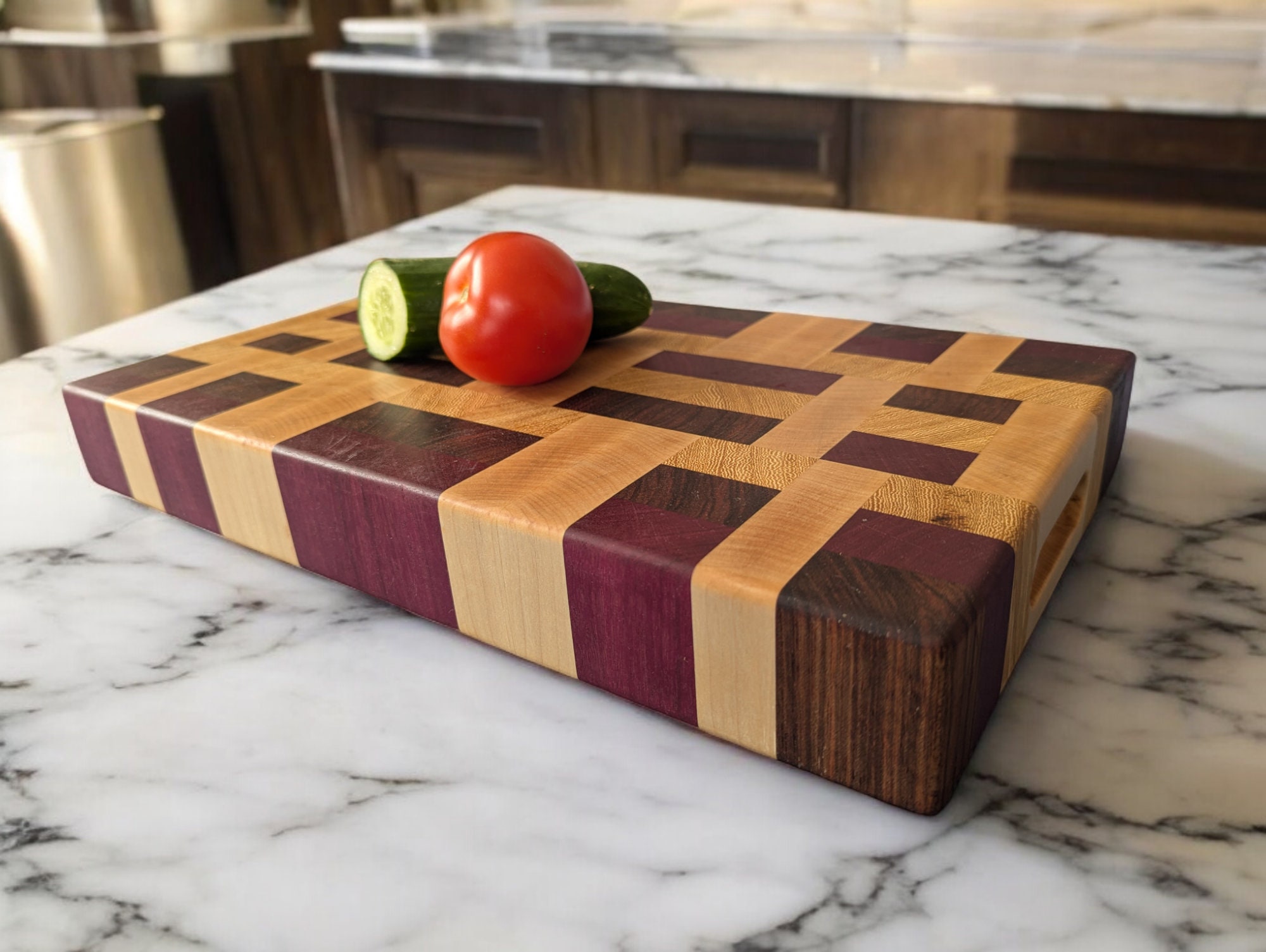 Handmade Exotic Wood Cutting Board - Etsy