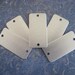 5 Aluminum Rectangle Stamping Blank Dog Tags Double Hole 1" X 2" - Etsy