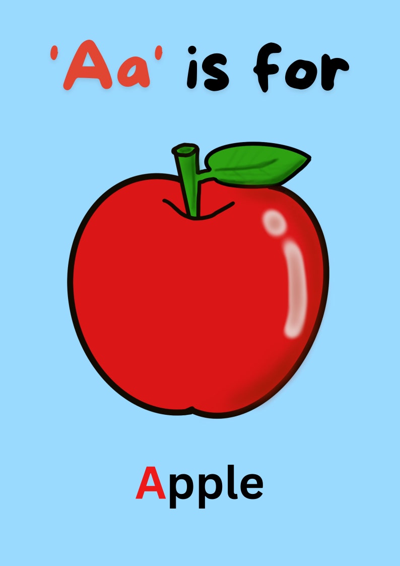 Alphabet for Kids - Etsy