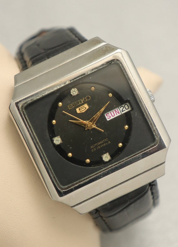 80's Vintage Seiko 5 Automatic Movement Cal. 6309 Jap… - Gem