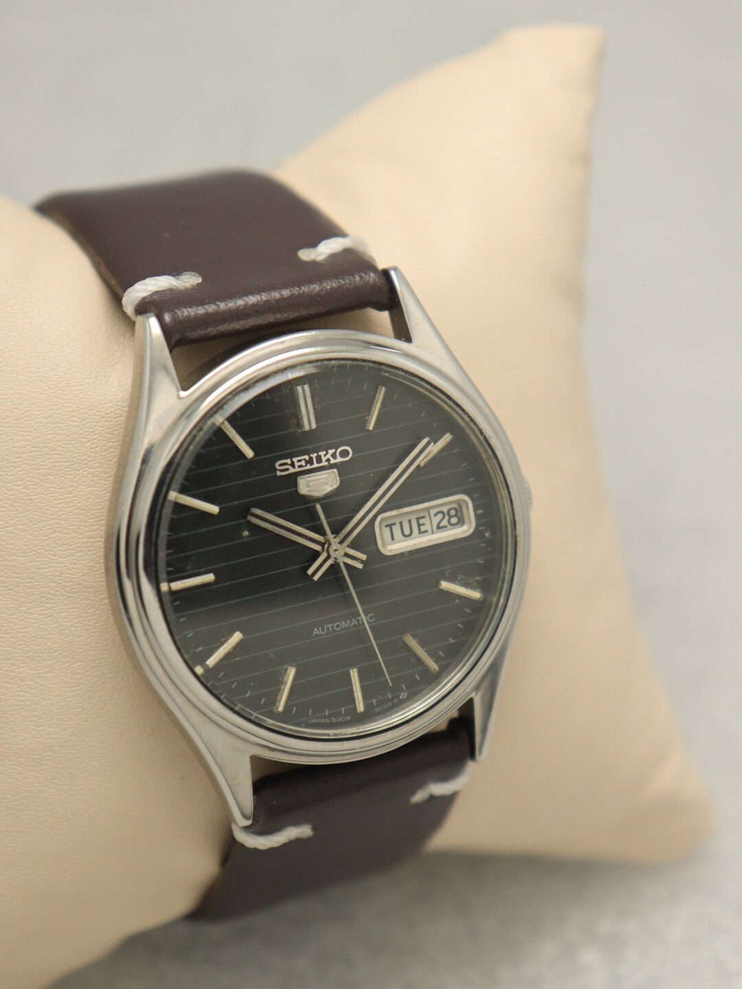 80's Vintage Seiko 5 Automatic Movement Cal. 6309 Japan Made Men's ...