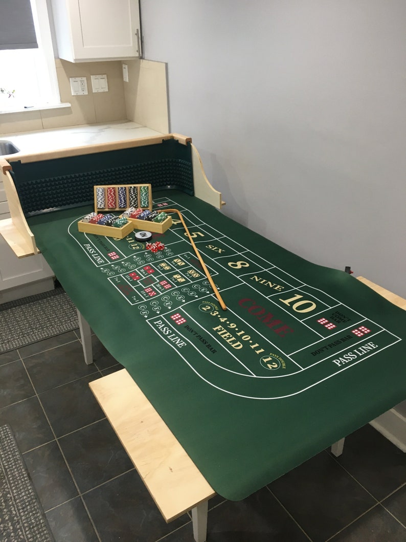 Craps Table (affordable/portable) Includes Literally Everything but ...