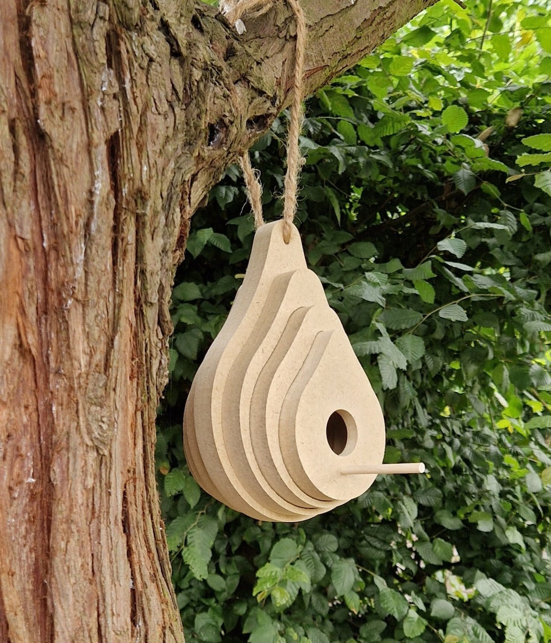Tear Drop Bird Box Kit: Kids Craft Activity, Medite Extreme MDF - Etsy
