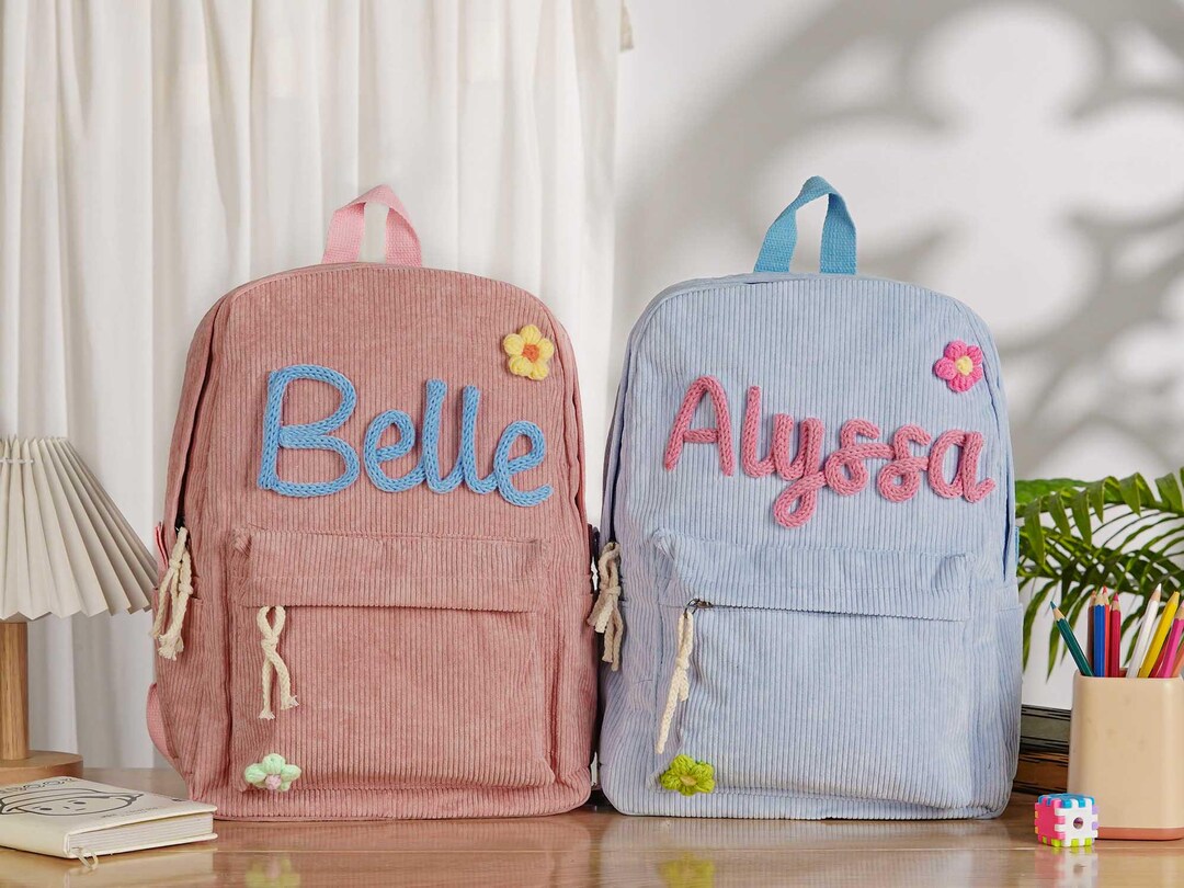 Personalized Toddler Backpack With Name, Preschool Backpack,, Handmade ...