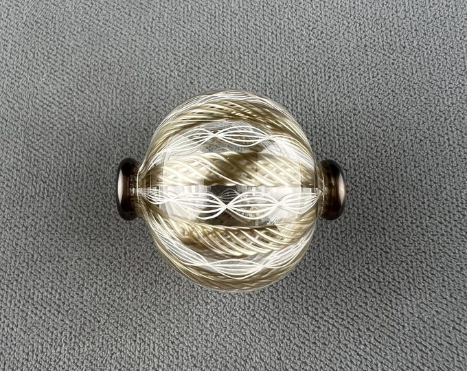 Electrum Ballotini Zanfirico Wheel - Hollow Blown Borosilicate Glass ...