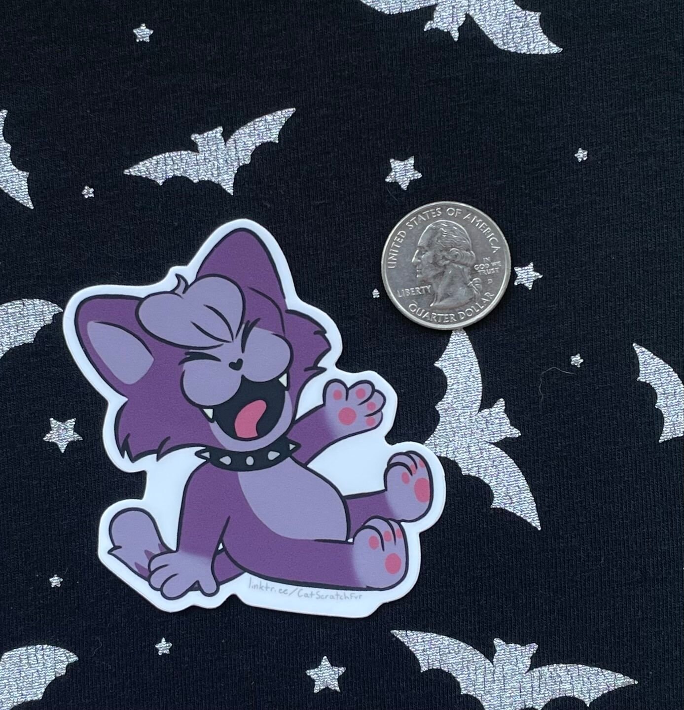 Hi Cat! Vinyl Sticker - Etsy