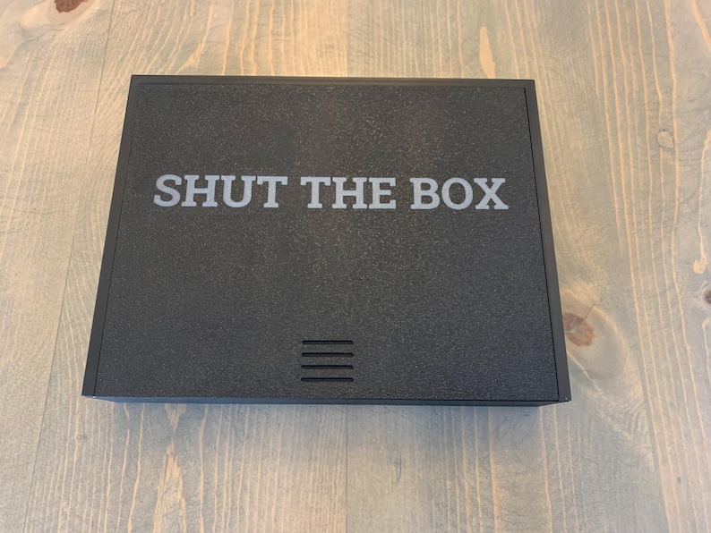 Shut the Box – 3D Printable Modular Dice Board Game, Canoga, Trick ...