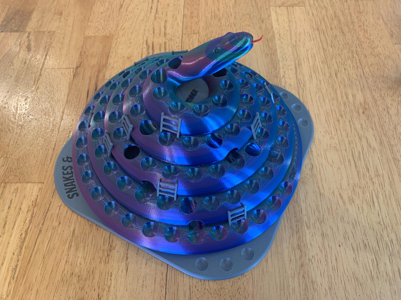 Snakes and Ladders: 3D Edition – Printable Board Game - Etsy