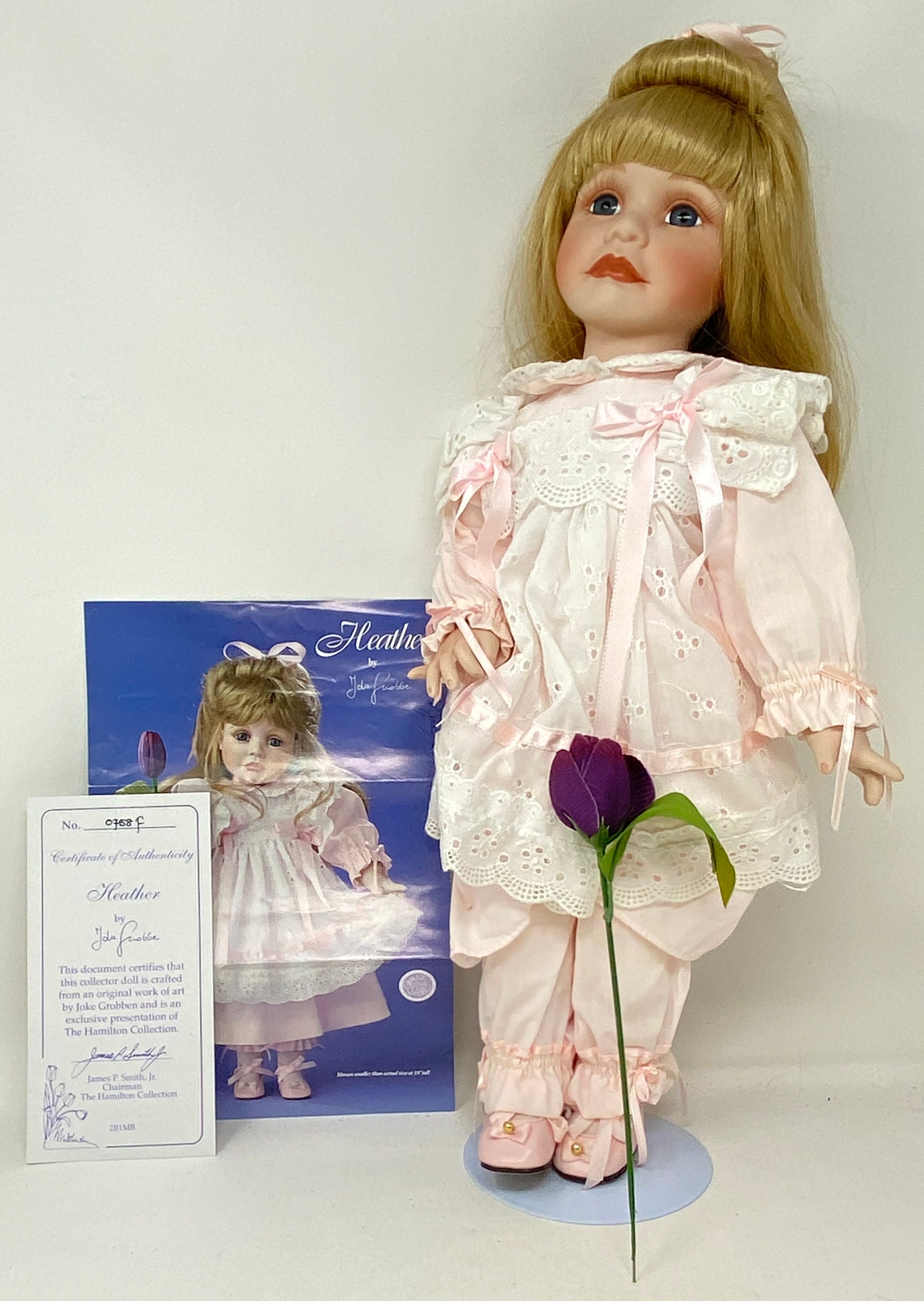 Hamilton Collection Heather Porcelain Doll by Joke Grobben - Etsy