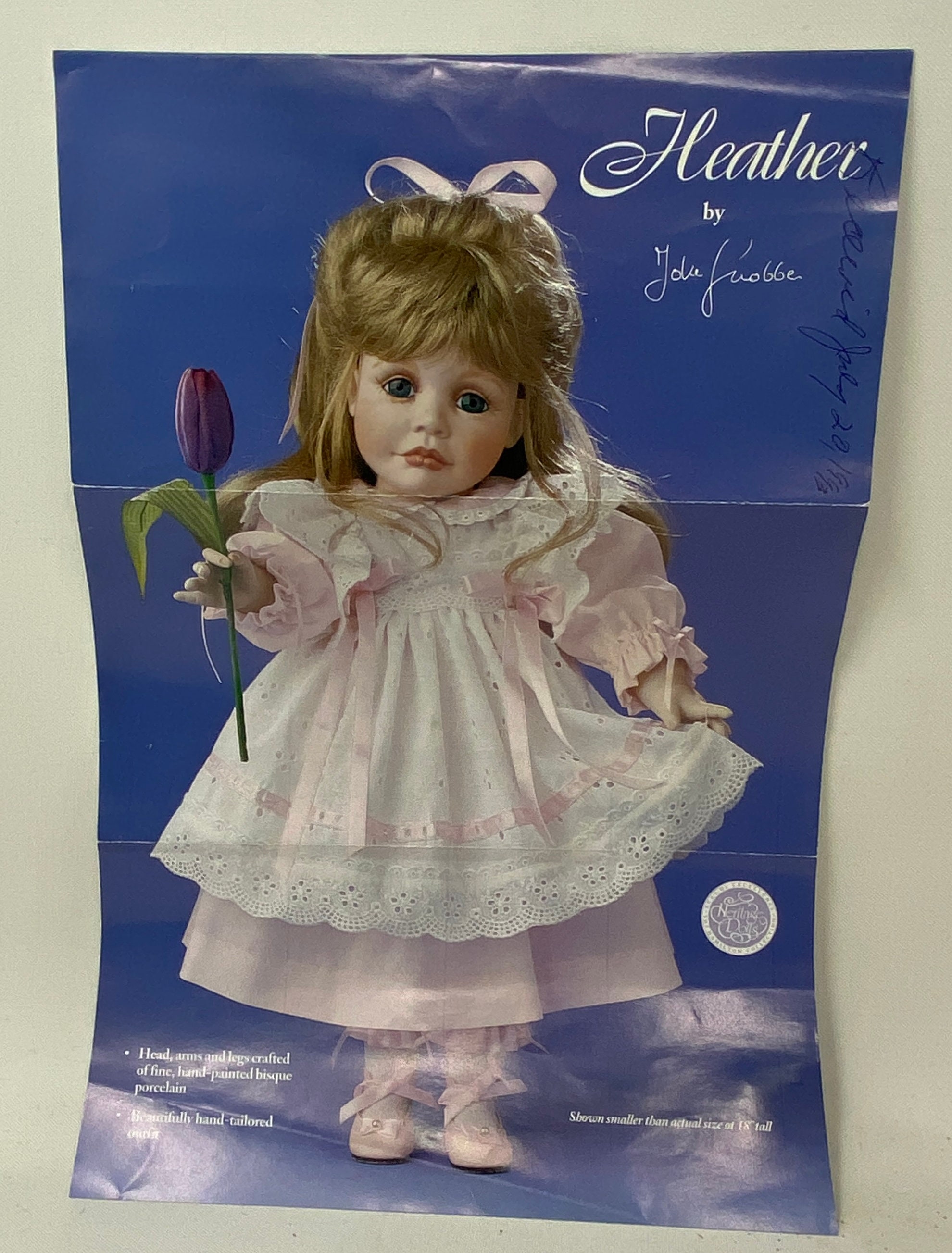 Hamilton Collection Heather Porcelain Doll by Joke Grobben - Etsy